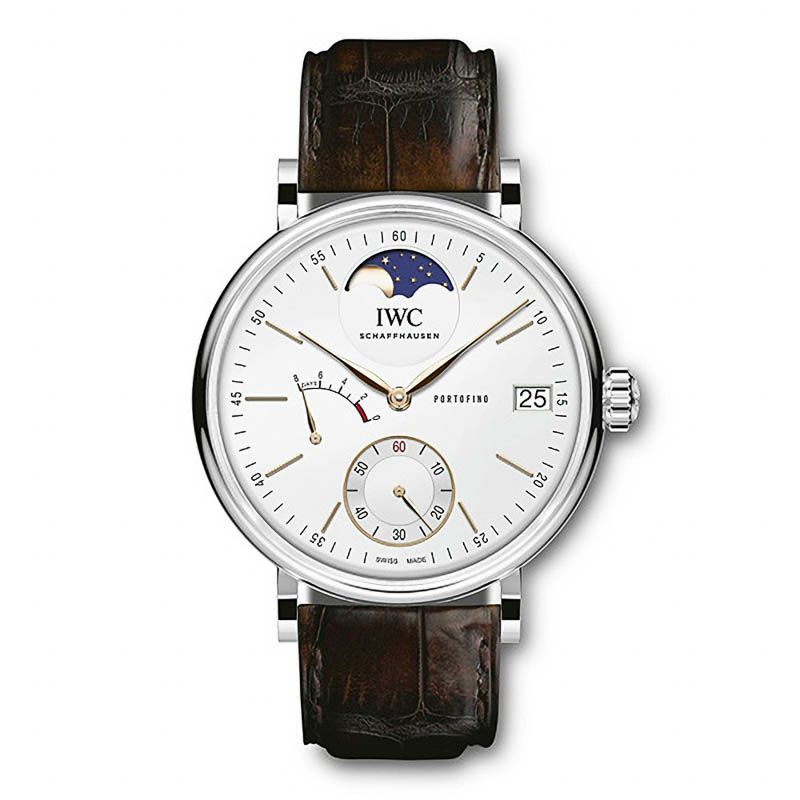IWC PORTOFINO HANDAUFZUG MOON PHASE アイ・ダブリュー・シー ポートフィノ・ハンドワインド・ムーンフェイズ ...