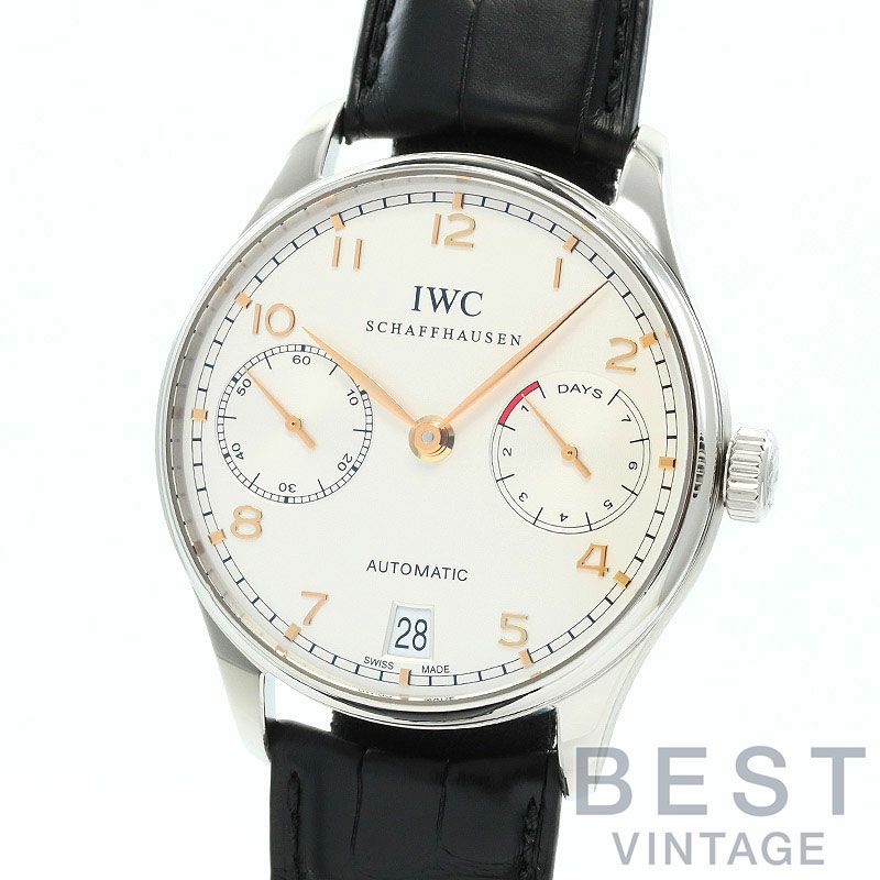 【中古】IWC PORTUGIESER AUTOMATIC 7DAYS アイ・ダブリュー・シー ポルトギーゼ オートマティック 7デイズ ...