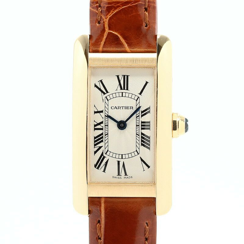 【中古】CARTIER TANK AMERICAINE SMALL MODEL カルティエ タンクアメリカン SM W2601556 ...