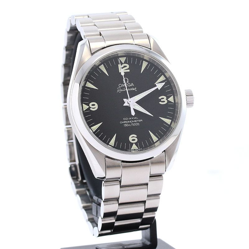 【中古】OMEGA SEAMASTER AQUATERRA RAILMASTER CHRONOMETER オメガ シーマスター アクアテラ ...