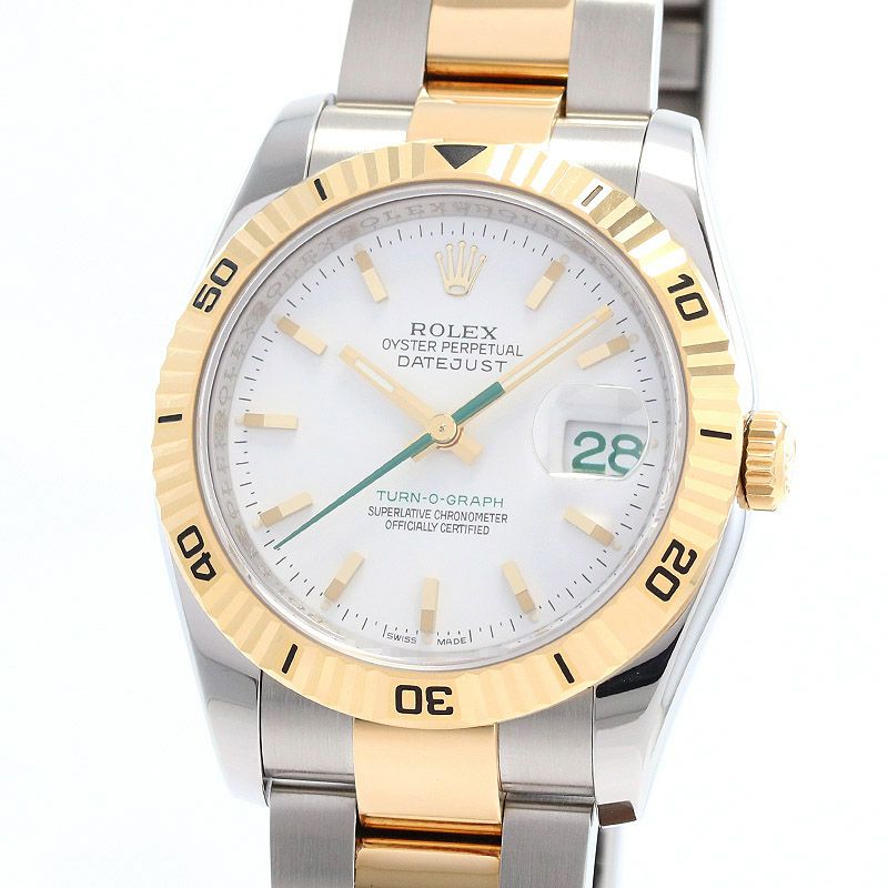 【中古】ROLEX OYSTER PERPETUAL DATEJUST TURN-O-GRAPH JAPAN LIMITED ロレックス ...