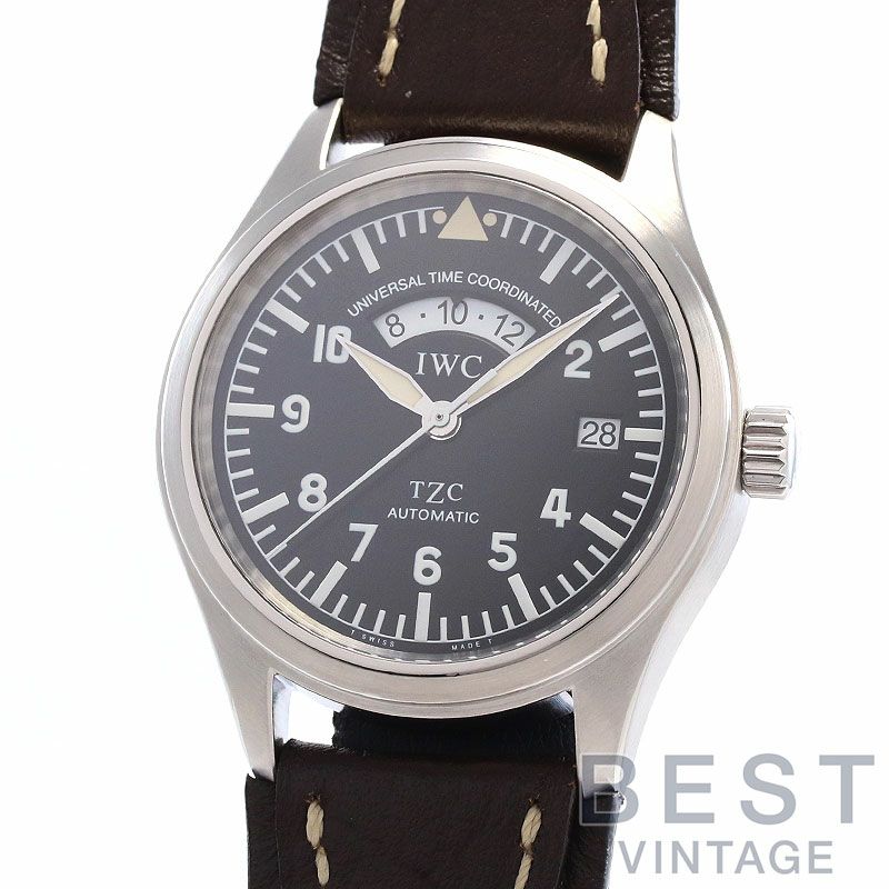 【中古】IWC PILOT’S WATCH FLIEGER UTC アイ・ダブリュー・シー パイロット ウォッチ フリーガー UTC ...