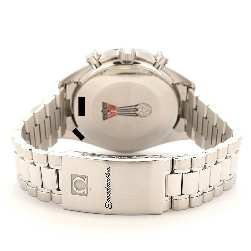 【中古】OMEGA SPEEDMASTER REDUCED A.C. MILAN 100TH ANNIVERSARY LIMITED オメガ ...