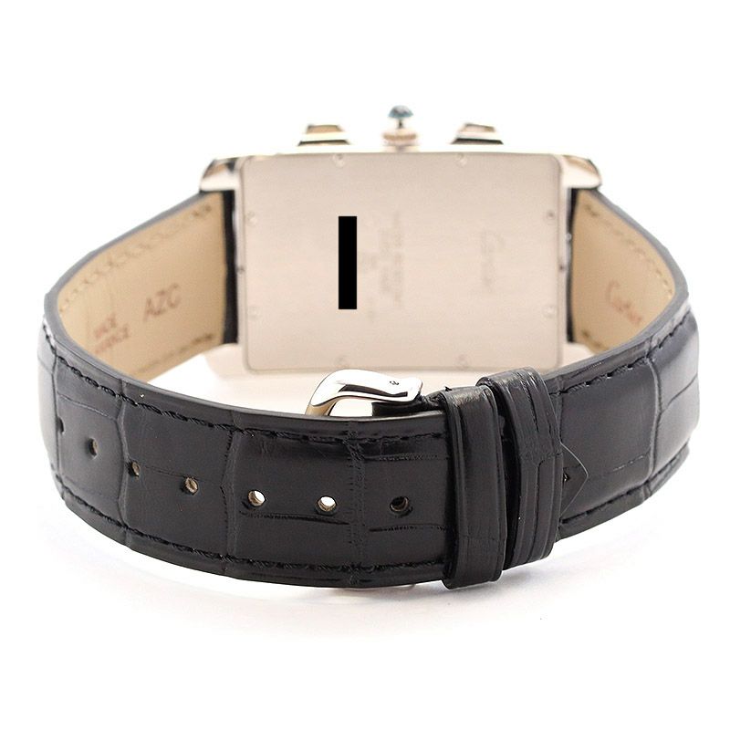 【中古】CARTIER TANK AMERICAN WATCH LARGE MODEL CHRONO REFLEX カルティエ タンク ...