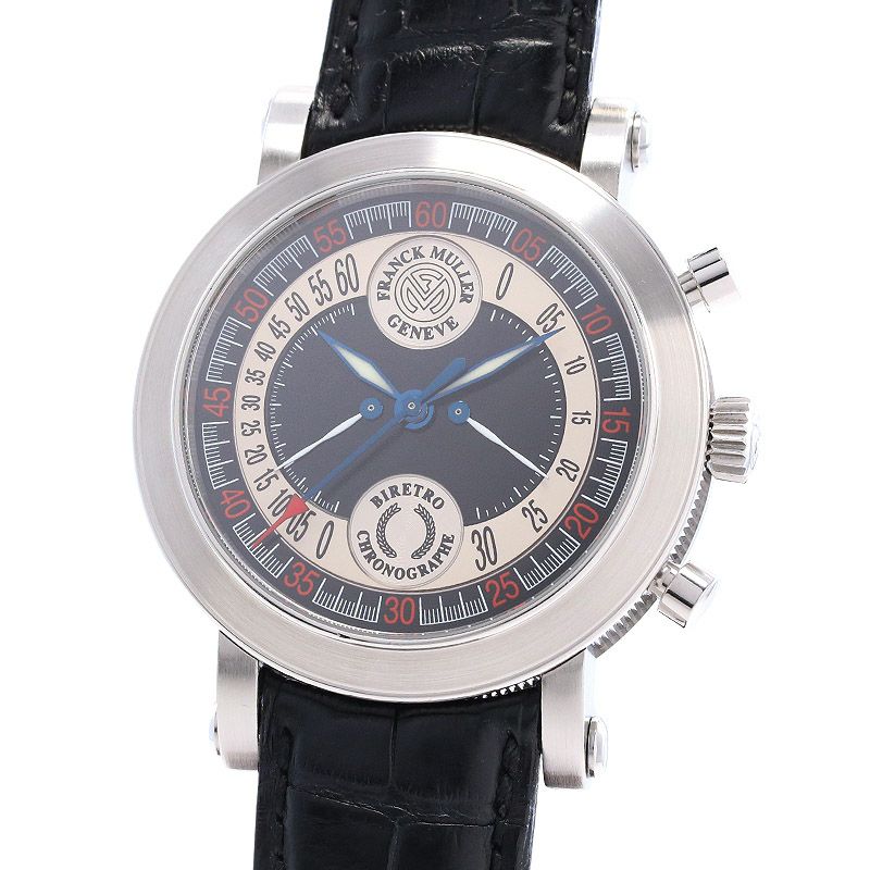 【中古】FRANCK MULLER ROUND BI RETRO CHRONOGRAPH フランク・ミュラー ビーレトロ ラウンド ...
