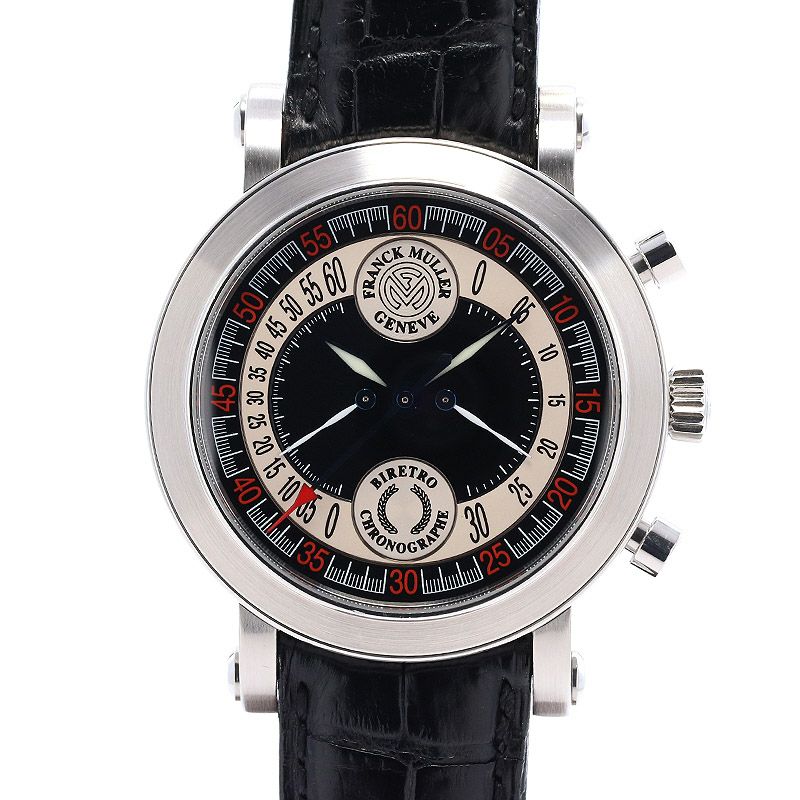 【中古】FRANCK MULLER ROUND BI RETRO CHRONOGRAPH フランク・ミュラー ビーレトロ ラウンド ...
