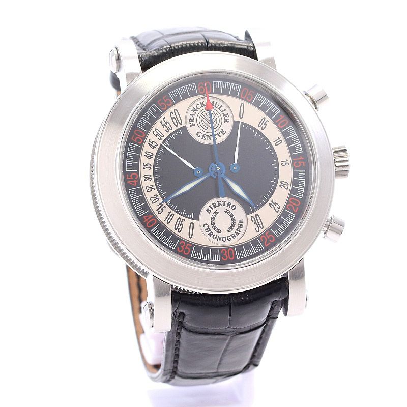【中古】FRANCK MULLER ROUND BI RETRO CHRONOGRAPH フランク・ミュラー ビーレトロ ラウンド ...
