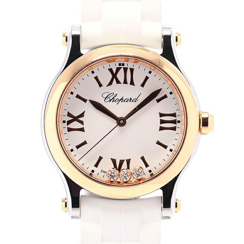 【中古】CHOPARD HAPPY SPORT 30MM QUARTZ ショパール ハッピースポーツ 30MM クォーツ 278590-6001｜ヴィンテージブランド｜時計・腕時計の通販サイト ...