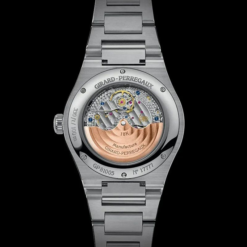 GIRARD-PERREGAUX LAUREATO 38mm COPPER ジラール・ペルゴ ロレアート 38mm コッパー 81005-11 ...