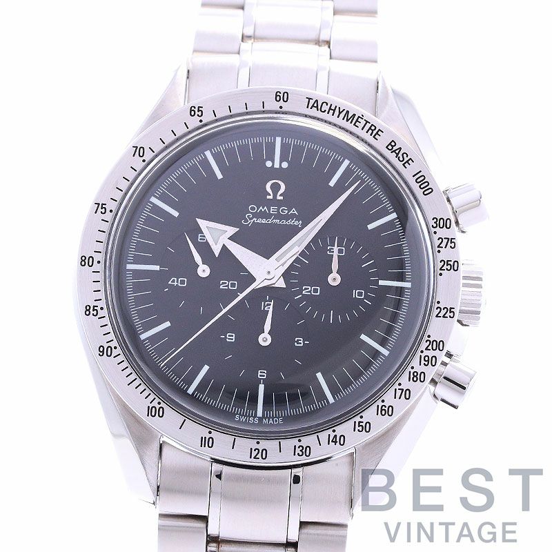 【中古】OMEGA SPEEDMASTER BROAD ARROW 1ST REPLICA オメガ スピードマスター ブロードアロー ...