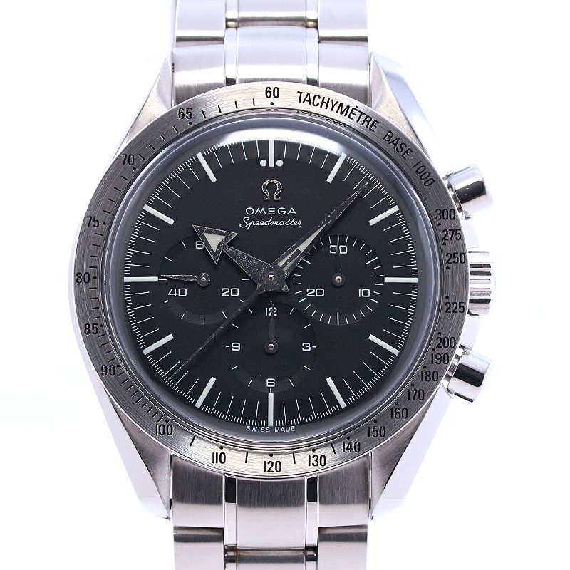 【中古】OMEGA SPEEDMASTER BROAD ARROW 1ST REPLICA オメガ スピードマスター ブロードアロー ...