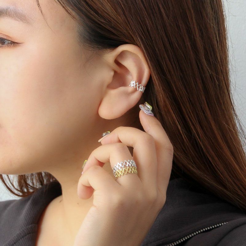 BYOKA G. LATTICE RING-1 GOLD GR1701 ビョーカ リング ゴールド GR1701｜正規取り扱いブランド｜時計・腕時計の通販サイトBEST ISHIDA（正規 ...