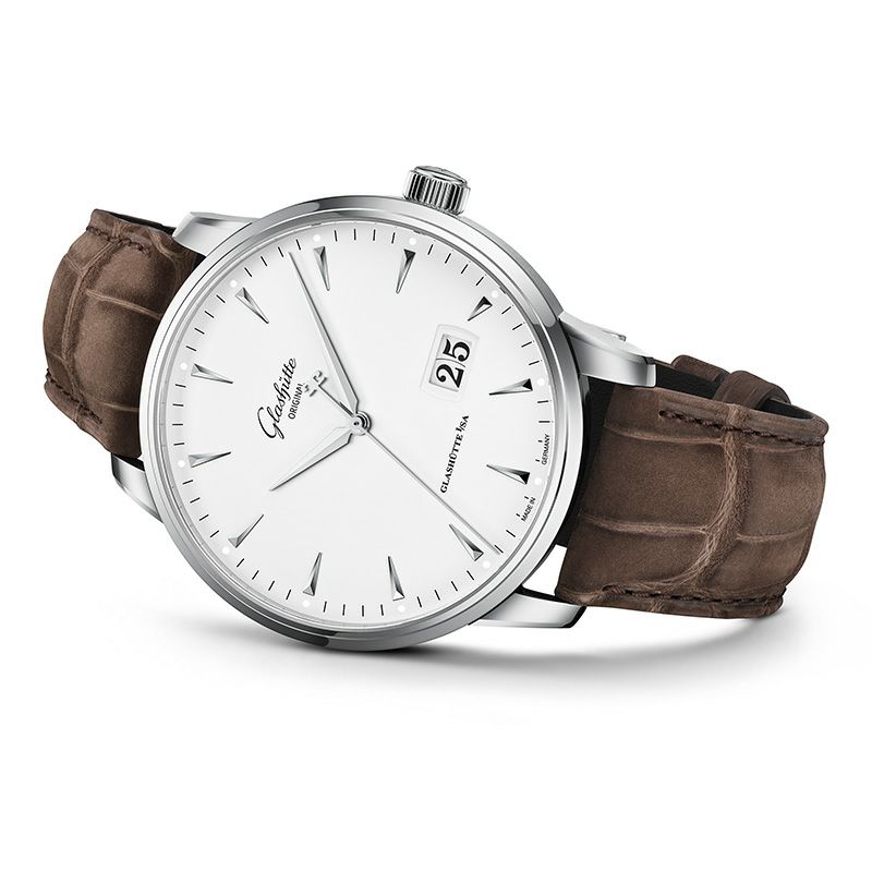 GLASHUTTE ORIGINAL Senator Excellence Panorama Date グラスヒュッテ・オリジナル セネタ・エクセレンス・パノラマデイト 1-36-03-05 ...