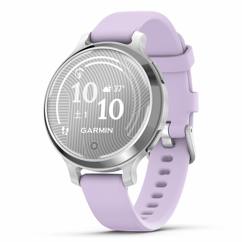 GARMIN Lily 2 Active Silver / Jasmine Purple ガーミン リリー2 アクティブ シルバー ...