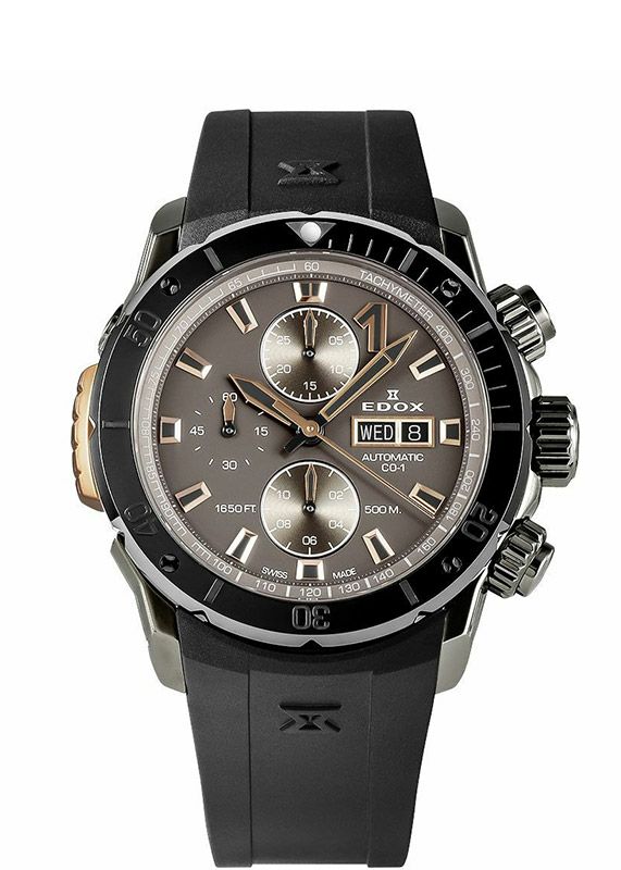 EDOX CHRONOFFSHORE-1 BEZEL LOCK CHRONOGRAPH AUTOMATIC エドックス クロノオフショア1 ...