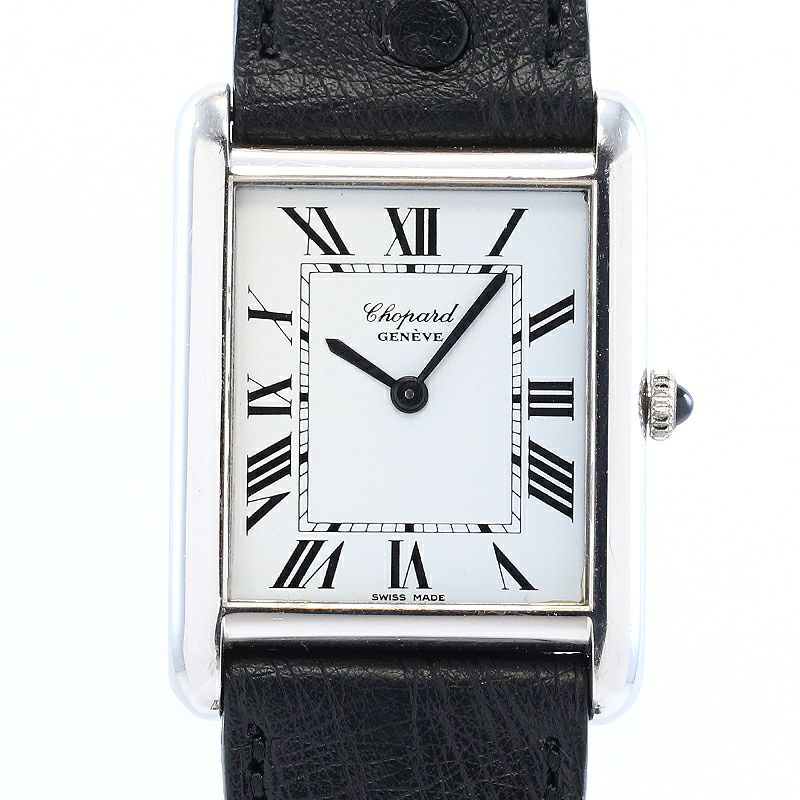 【中古】CHOPARD RECTANGULAR WATCH TANK TYPE ショパール レクタンギュラーウォッチ タンクタイプ 8014 ...
