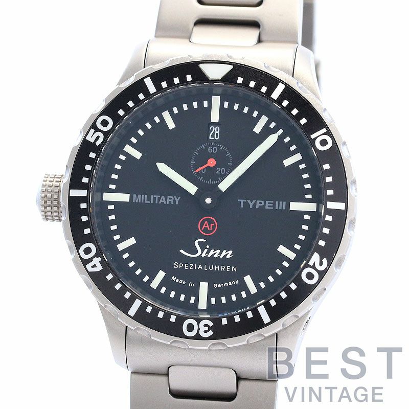 【中古】SINN MODEL 9910 MILITARY TYPE III JAPAN LIMITED EDITION ジン モデル 9910 ミリタリー タイプ III 日本限定モデル ...