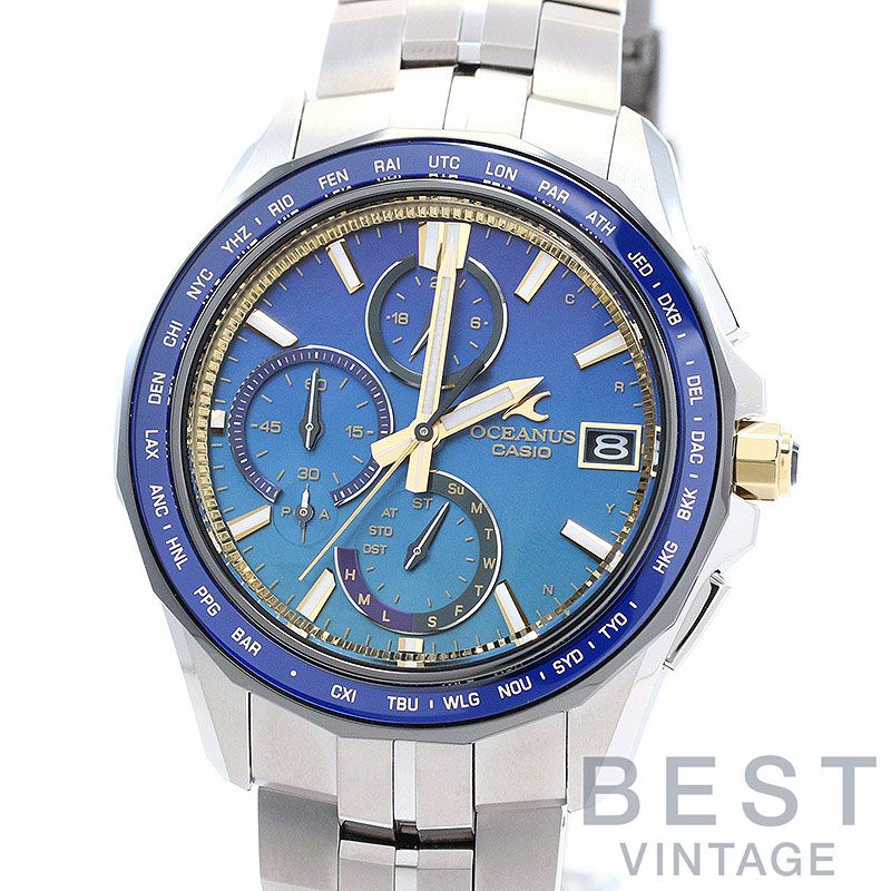 【中古】CASIO OCEANUS MANTA S7000 SERIES CASIO WATCH 50TH ANNIVERSARY EDITION カシオ オシアナス マンタ S7000 ...
