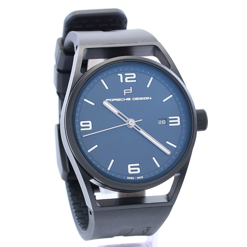 【中古】PORSCHE DESIGN 1919 DATETIMER ETERNITY BLACK EDITION ポルシェ・デザイン 1919 ...