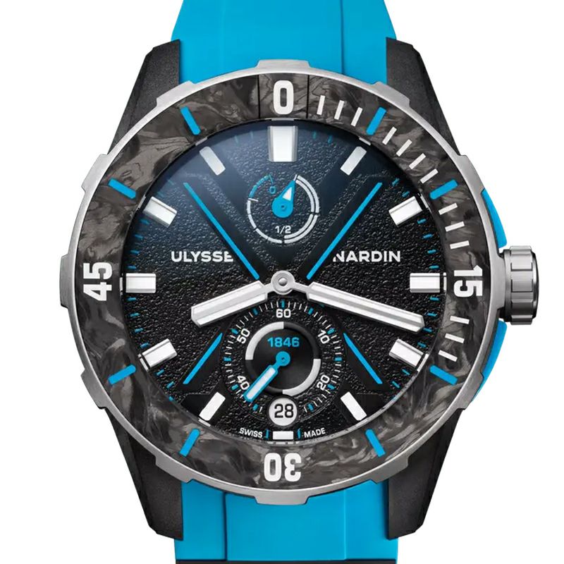 ULYSSE NARDIN DIVER NET AZURE ユリス・ナルダン ダイバー ネット アズール 1183-170-2B/3A｜正規 ...