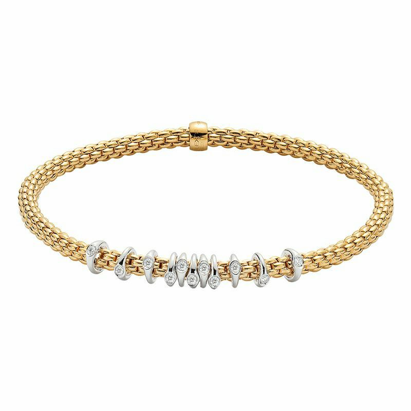 FOPE PRIMA COLLECTION FLEX'IT フォッペ プリマ コレクション フレグジット ブレスレット M 74708BX_BB_G_XBX_00M｜正規取り扱いブランド｜時計 ...