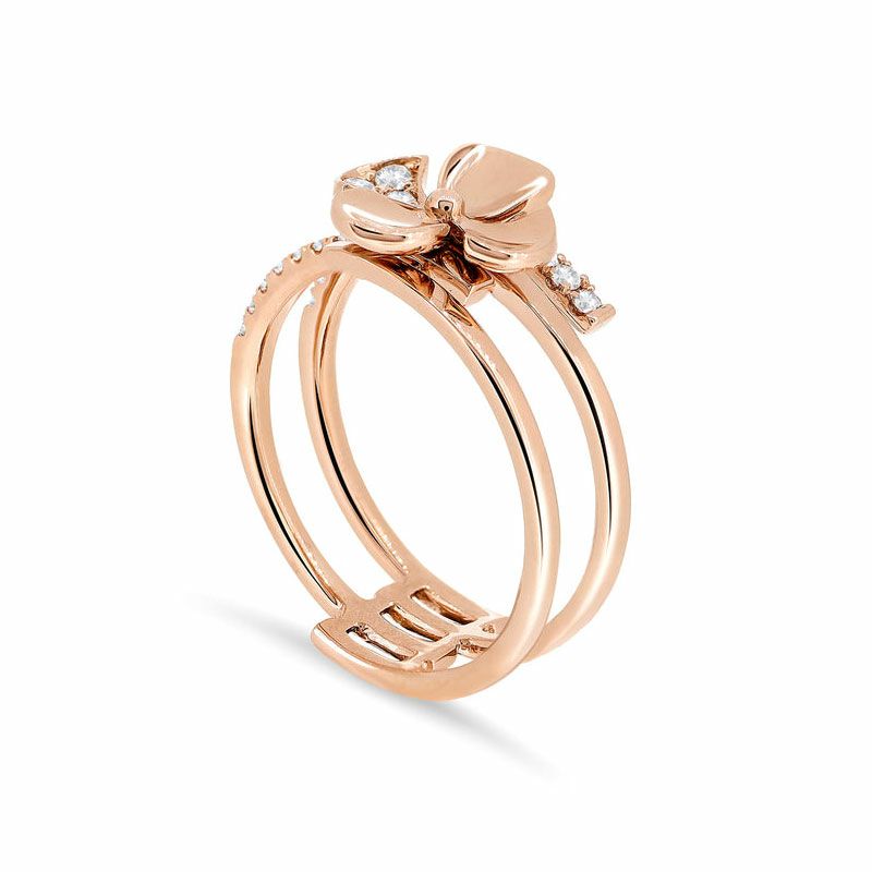 LOVEMARK DIAMOND FLEURS DAIMOND PETALE RING ラブマークダイヤモンド フルール ダイヤモンド ペタル ...