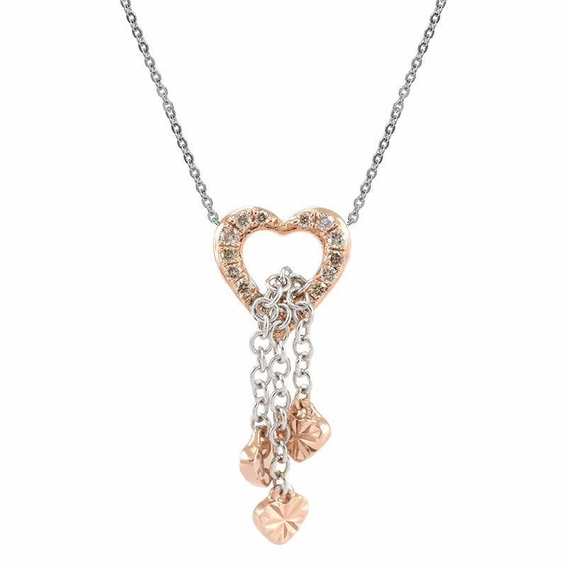 LOVEMARK DIAMOND LOVECHAIN NECKLACE ラブマークダイヤモンド ラブチェーン ネックレス LMN00020 ...