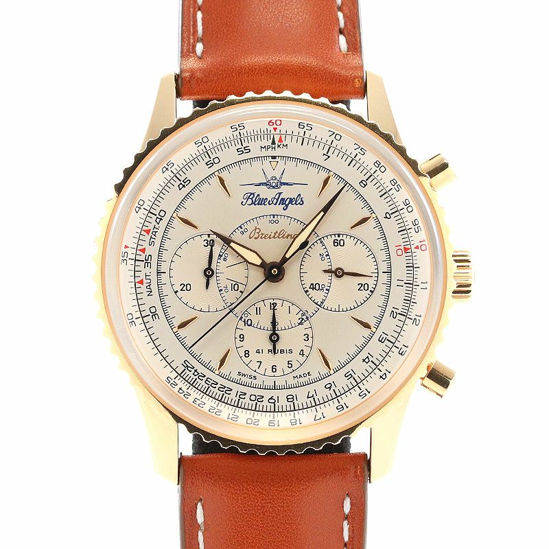 【中古】BREITLING NAVITIMER MONTBRILLANT BLUE ANGELS ブライトリング ナビタイマー モンブリラン ...