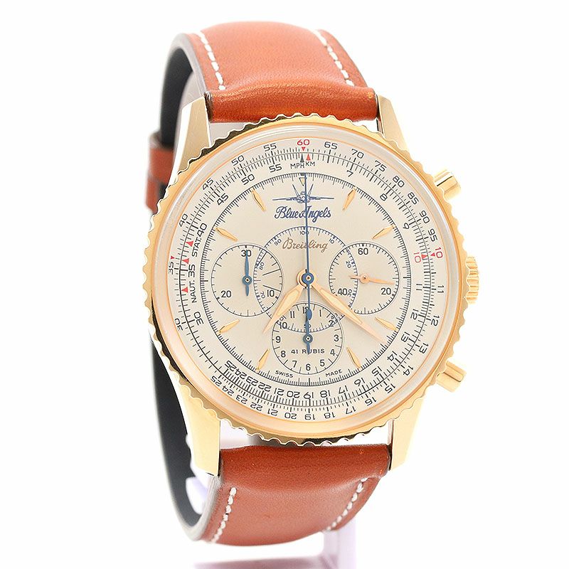【中古】BREITLING NAVITIMER MONTBRILLANT BLUE ANGELS ブライトリング ナビタイマー モンブリラン ...