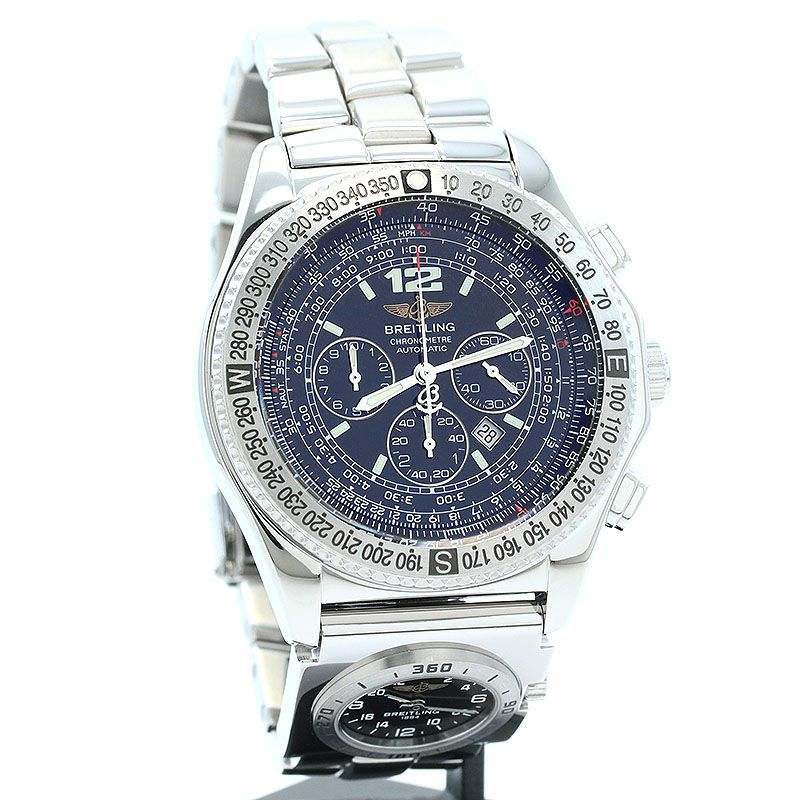 【中古】BREITLING B-2 FIGHTER BRACELET WITH UTC MODULE ブライトリング B-2 UTCモジュール ...