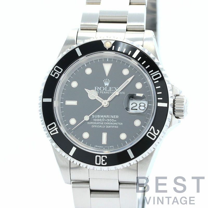 【中古】ROLEX SUBMARINER DATE ロレックス サブマリーナー デイト M16610-0004｜ヴィンテージブランド｜時計・腕 ...